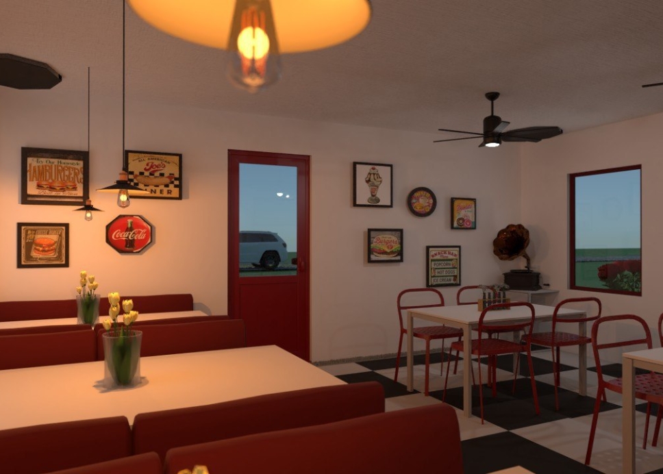 Planos de Cafeterías y Diseño de Interiores | Planner 5D