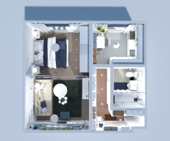 Single Room Home Plans