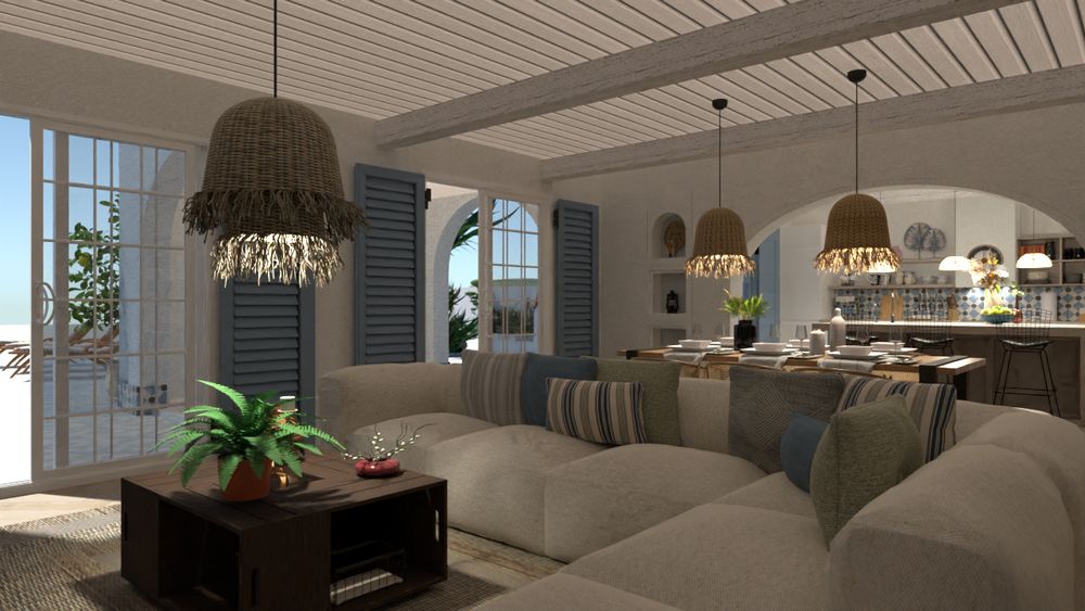 Featured Project: Beach Home Coastal Vibe with Boho Twist