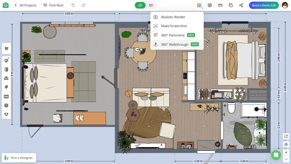 360 Walkthrough, Planner 5D’s Latest 3D Visualization Tool