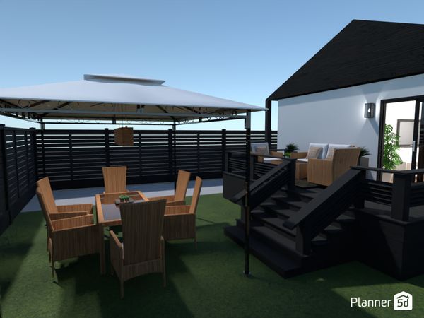 Ideias de plantas de casas de um andar | Planner 5D